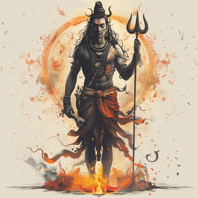 Download Shiva Illustration, Hindu God, Indian Art. Royalty-Free Stock ...