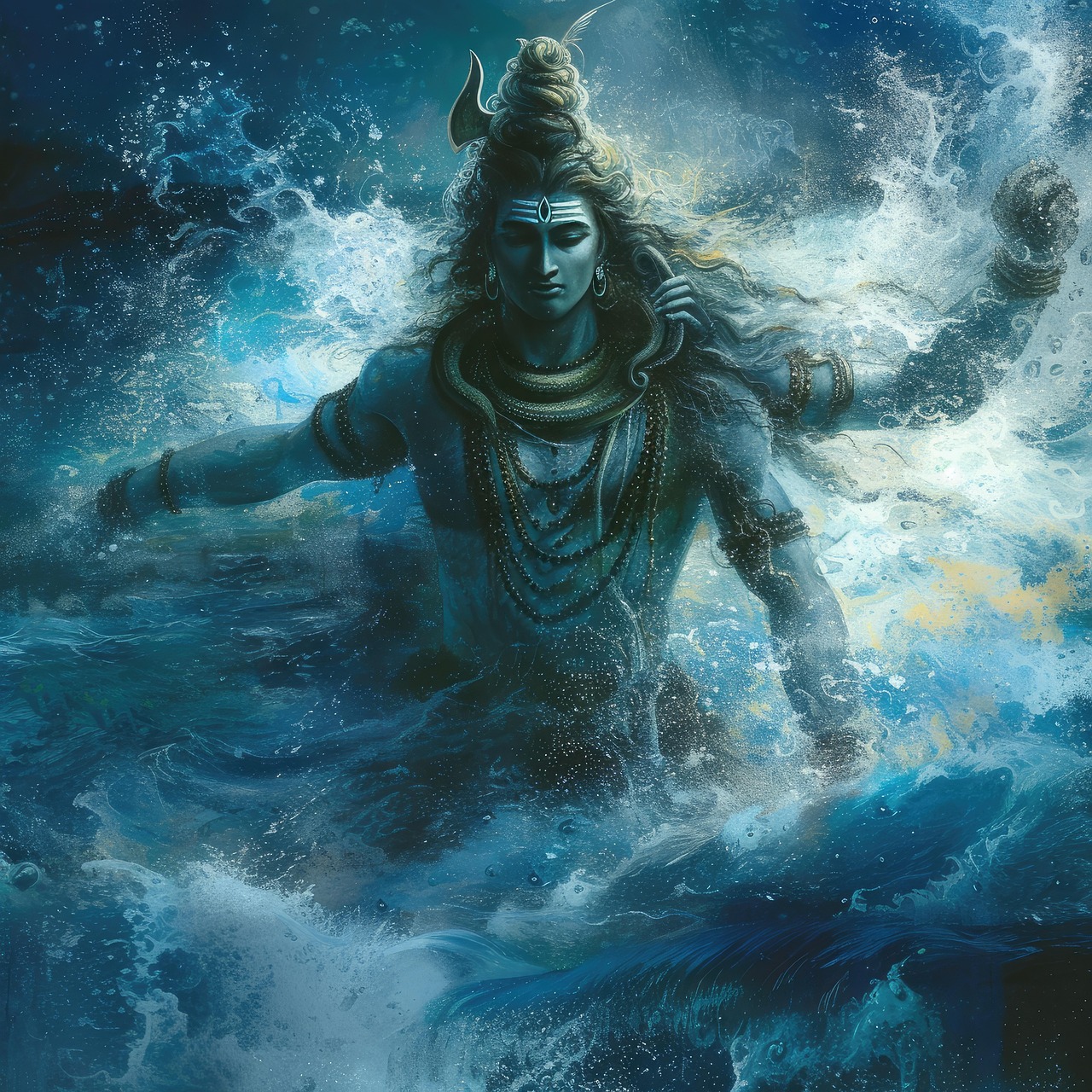 Download Shiva Illustration, Hindu God, Indian Art. Royalty-Free Stock ...