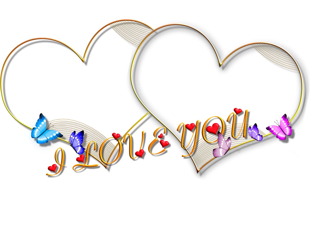 Invitación Gráfica De Doble Corazón