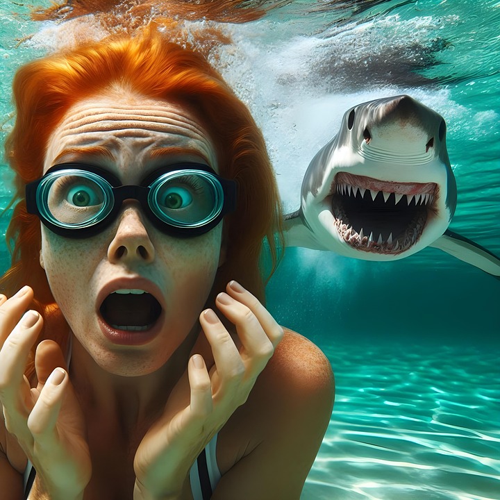 Download Woman, Sea, Danger. Royalty-Free Stock Illustration Image ...