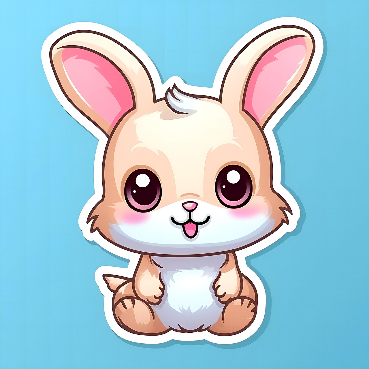 Download Ai Generated Bunny Icon Royalty Free Stock Illustration