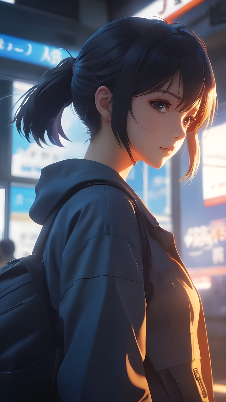 Download Anime, Girl, Woman. Royalty-Free Stock Illustration Image ...