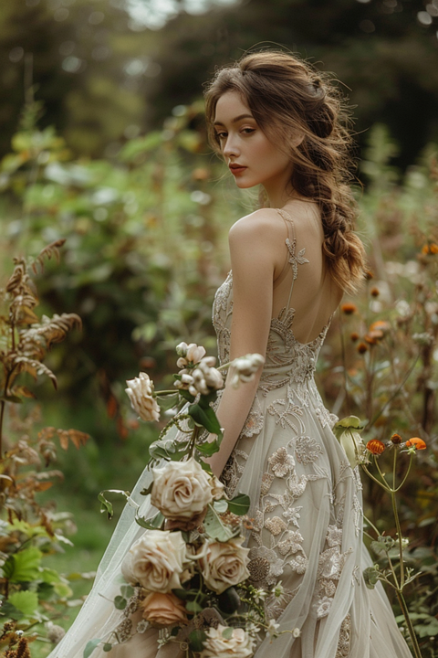 Download Ai Generated, Bride, Flowers. Royalty-Free Stock Illustration ...