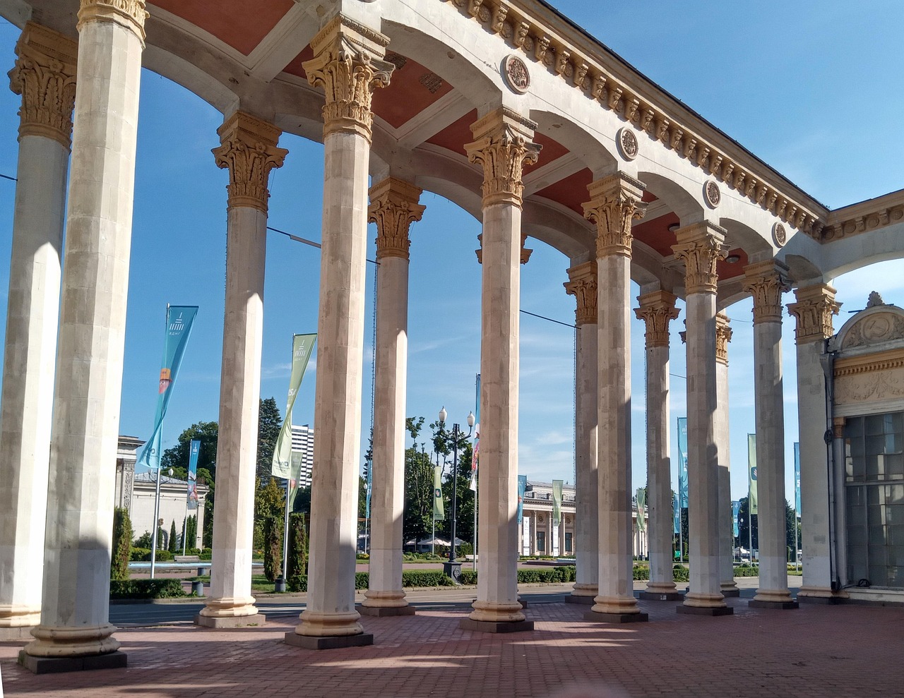 Vdnh Colonnade Portico White - Free photo on Pixabay - Pixabay