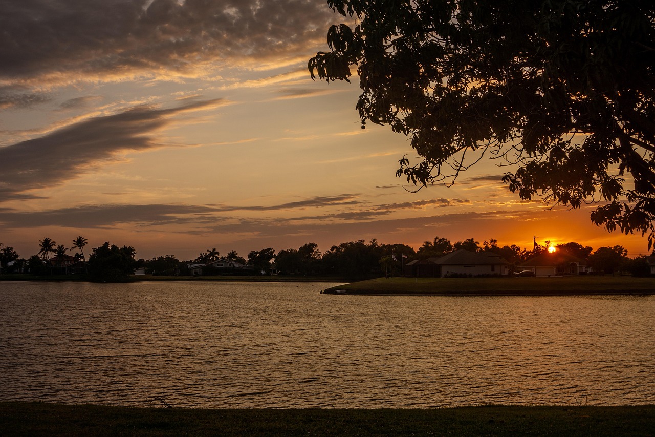 Pôr Do Sol Florida Lago Céu - Foto gratuita no Pixabay - Pixabay