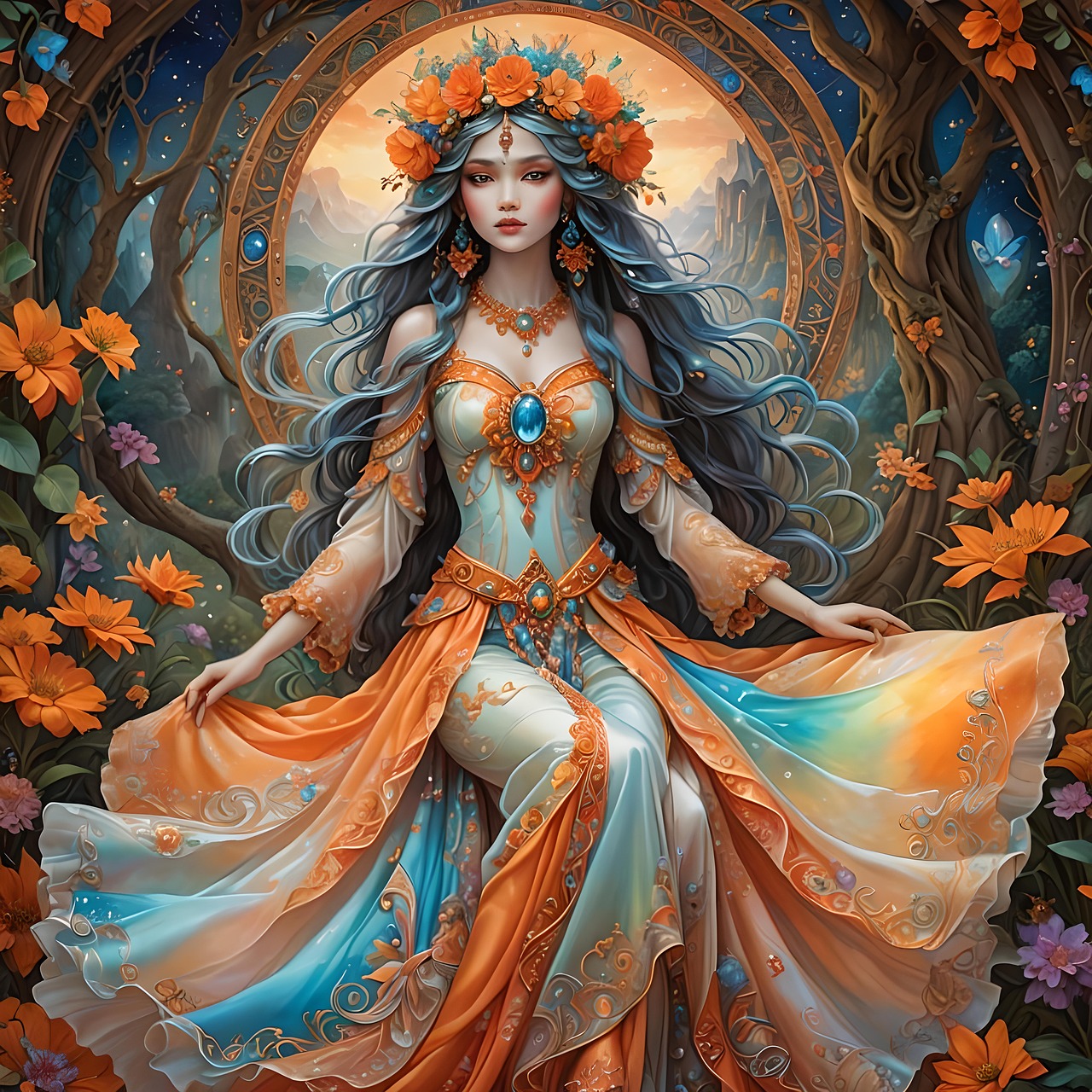 Download Ai Generated Woman Goddess Royalty Free Stock Illustration 9501