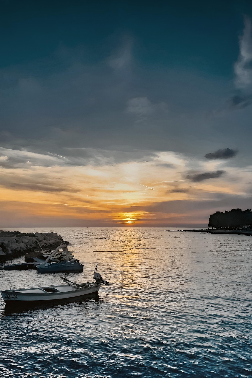 Sunset Sea Boat - Free photo on Pixabay