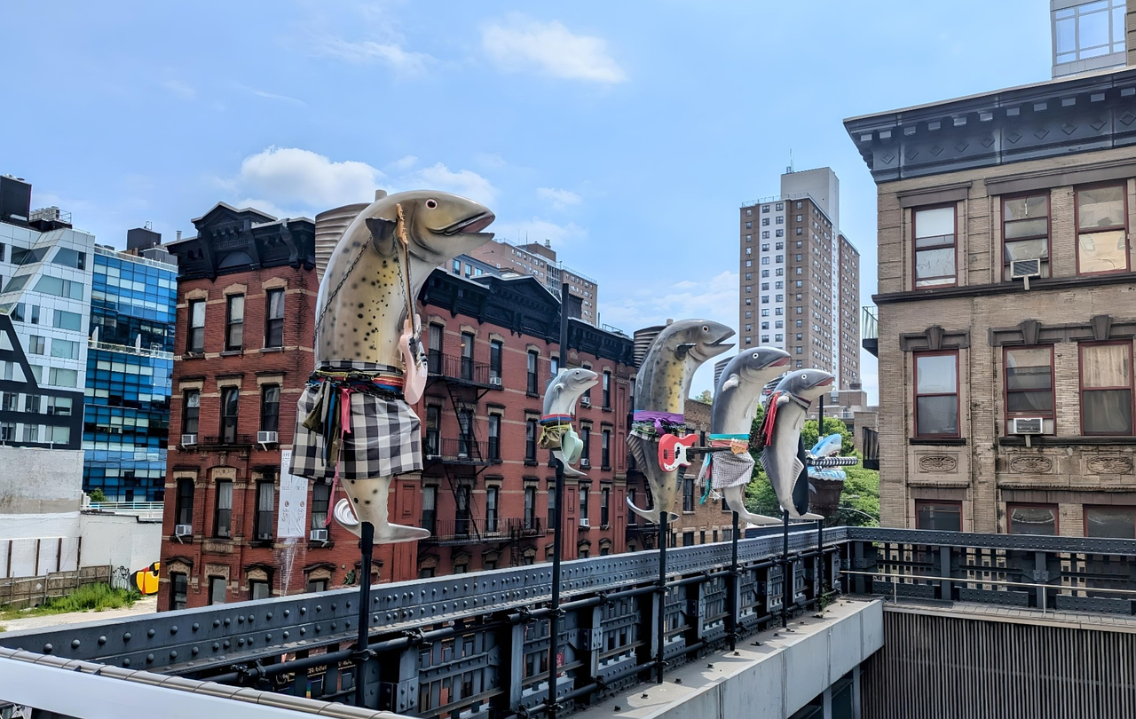 Download What If They Bark, Fish, High Line. Royalty-Free Stock ...