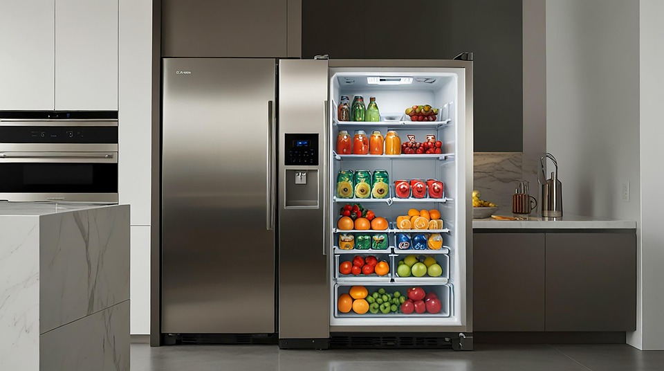 Download Refrigerator, Food, Cook. Royalty-Free Stock Illustration ...