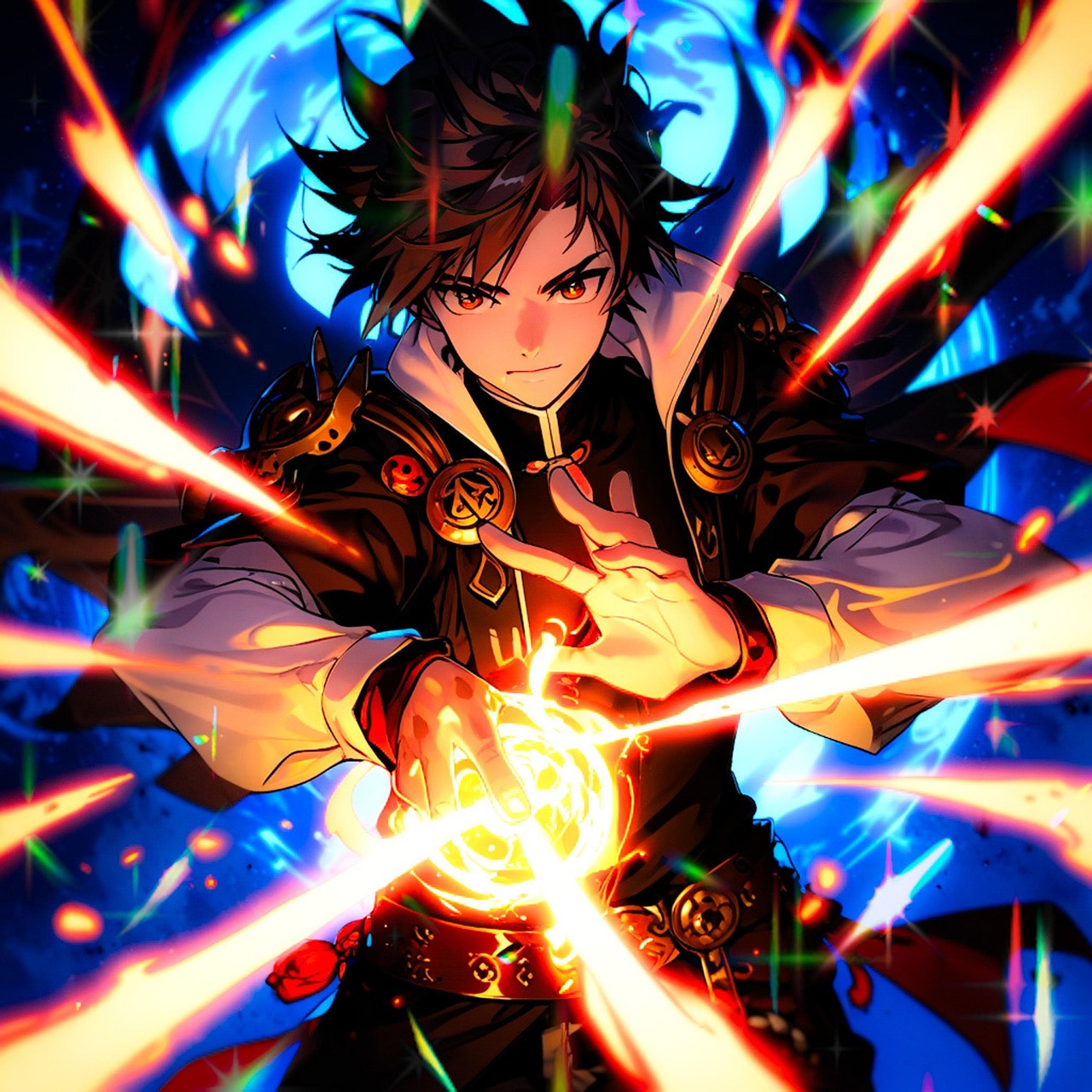 Download Ai Generated, Fox Spirit, Boy. Royalty-Free Stock Illustration ...