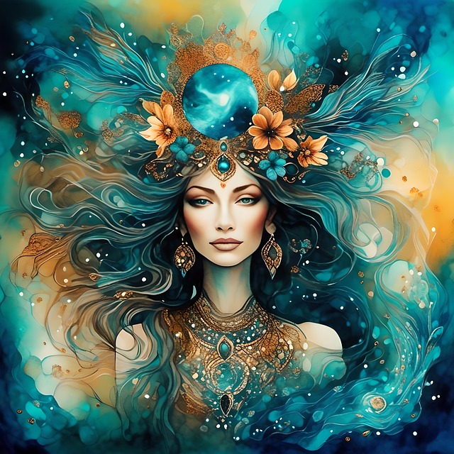 Download Spirituality, Goddess, Woman. Royalty-Free Stock Illustration ...