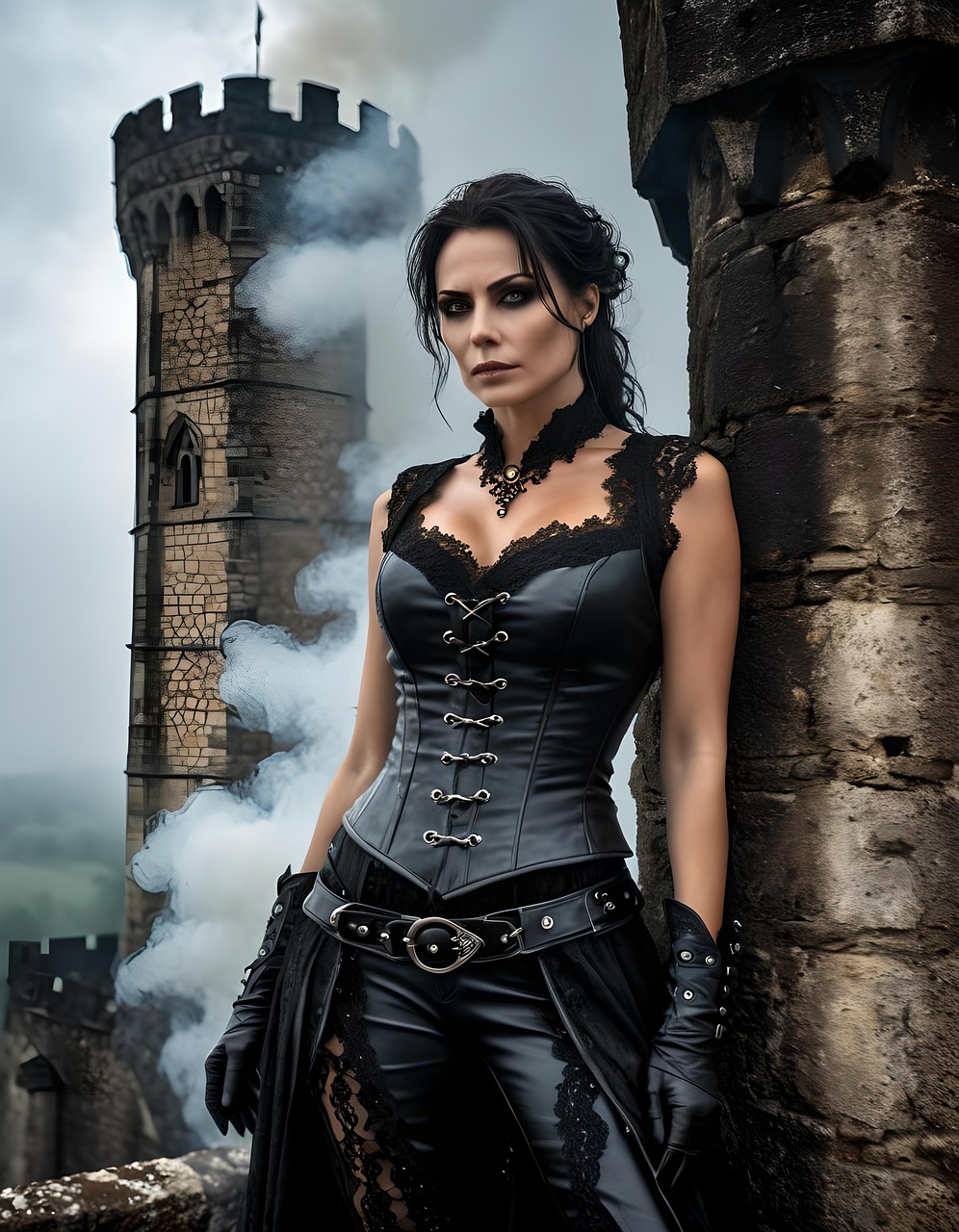 Download Woman, Gothic, Tough. Royalty-Free Stock Illustration Image ...