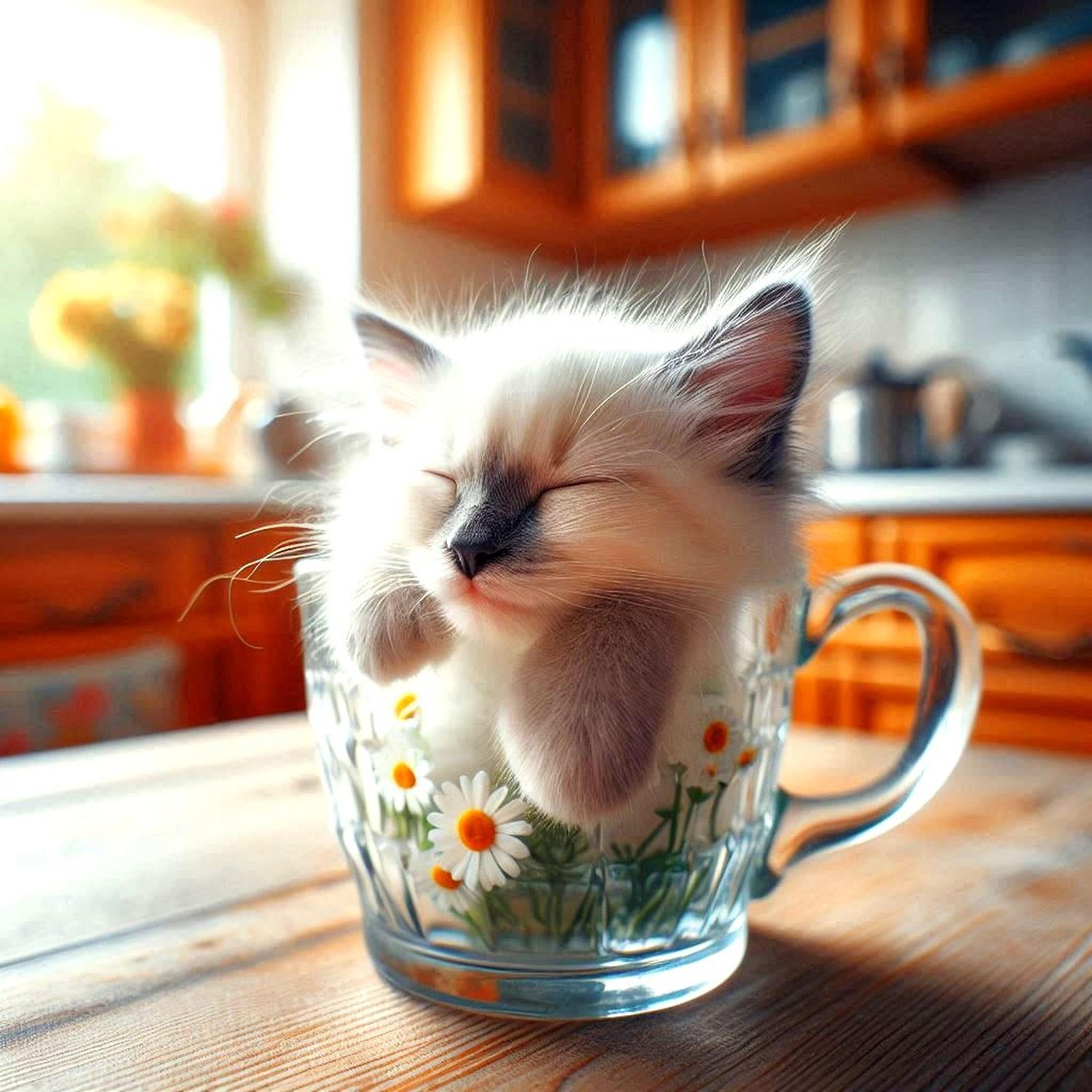 Download Kitten, Mug, Sleep. Royalty-Free Stock Illustration Image ...