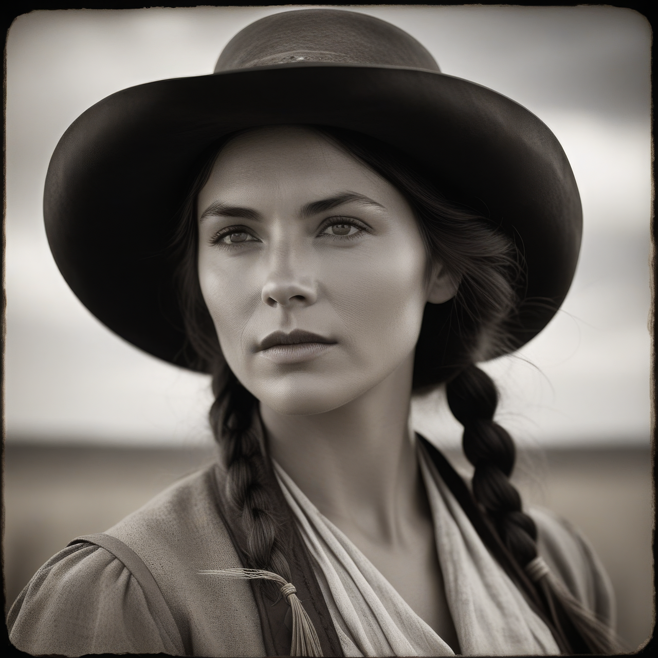 Download Ai Generated Cowgirl Woman Royalty Free Stock Illustration