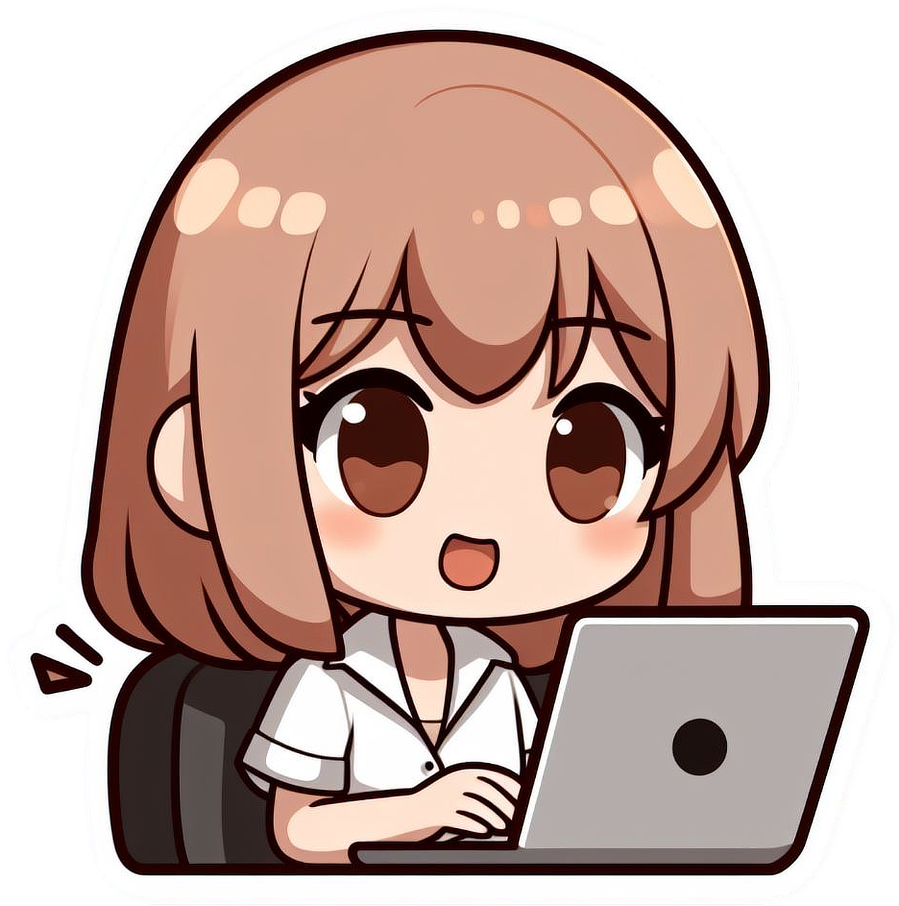 Download Ai Generated Girl Kawaii Royalty Free Stock Illustration