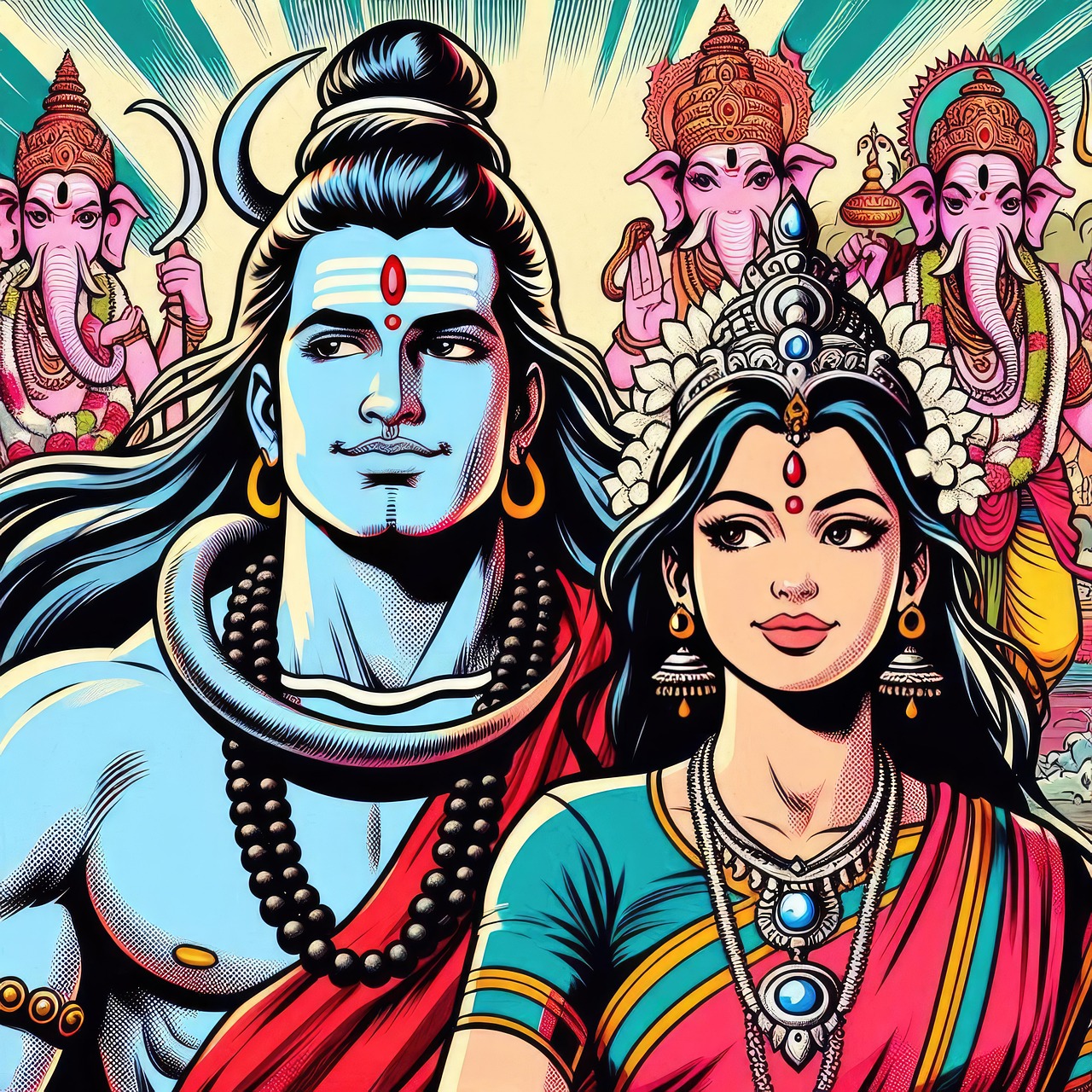 Download Shiva, Pop Art, Nataraja. Royalty-Free Stock Illustration ...