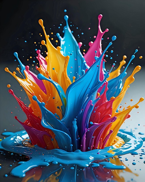 Download Ai Generated, Splash, Colorful. Royalty-Free Stock ...