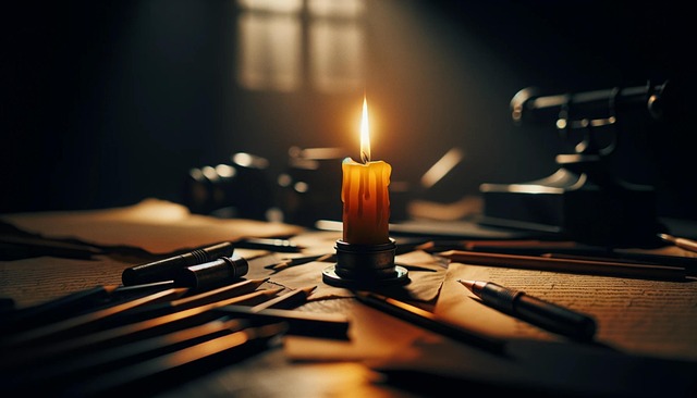 Download Ai Generated, Candle, Candleholder. Royalty-Free Stock ...