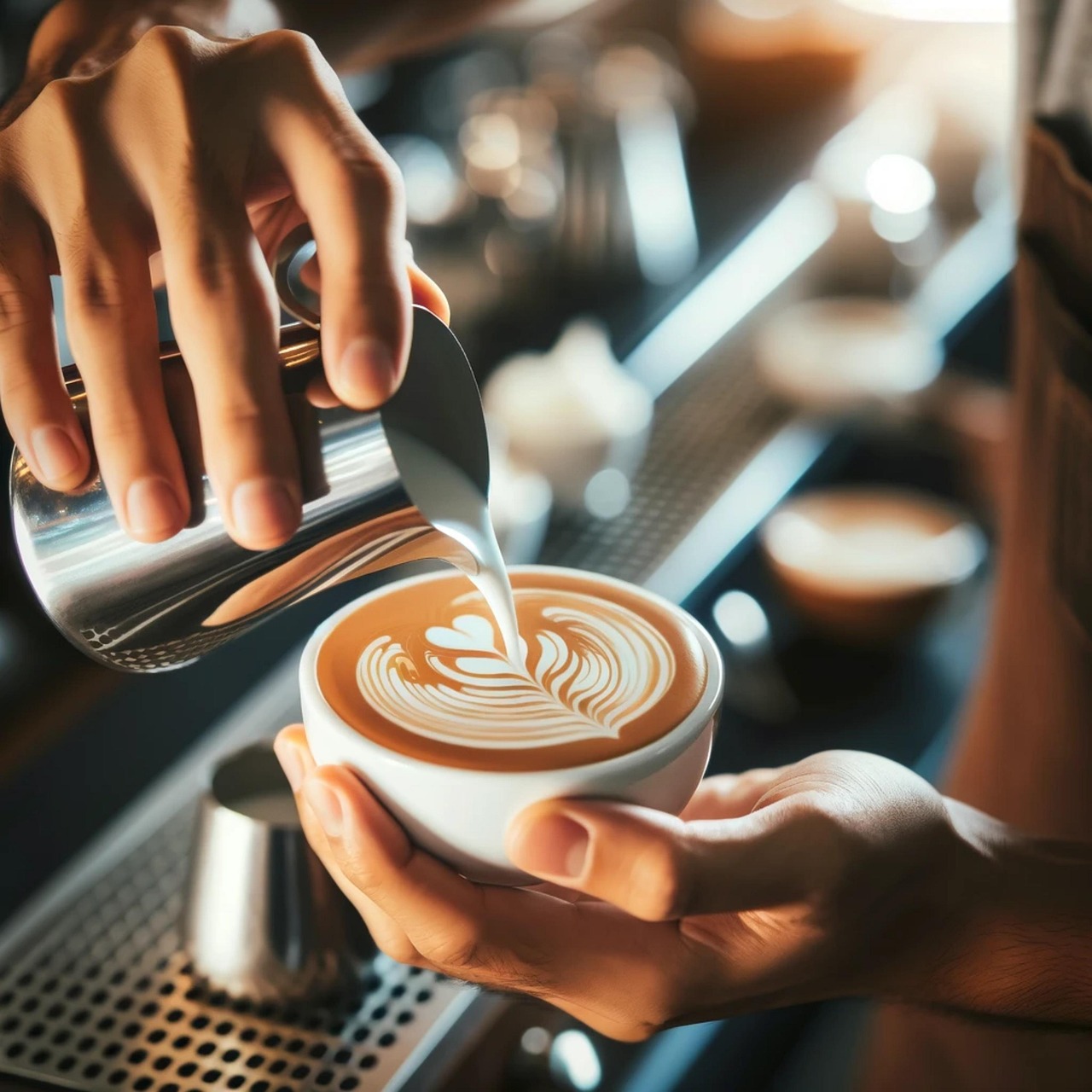 Download Ai Generated, Latte Art, Coffee. Royalty-Free Stock ...