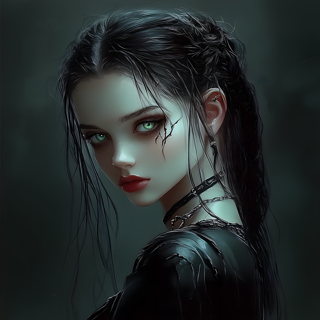 Download Woman, Gothic, Face. Royalty-Free Stock Illustration Image ...