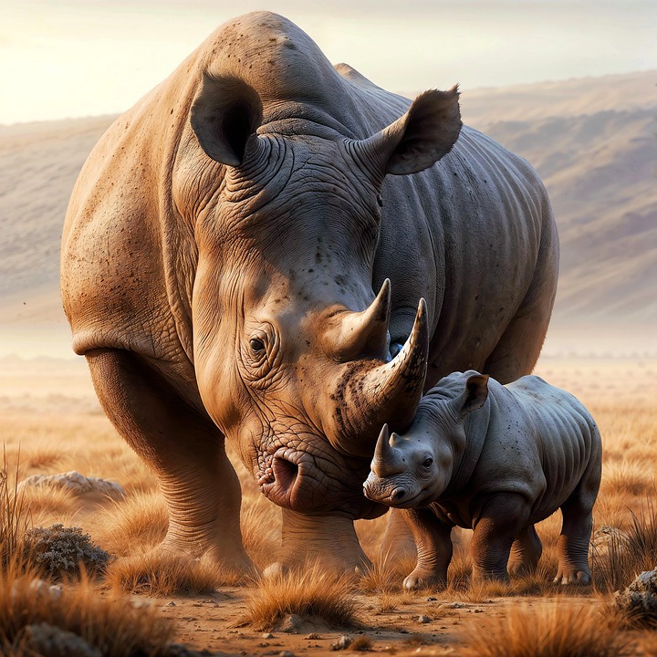 Download Rhinoceros, Nature, Cute. Royalty-Free Stock Illustration ...