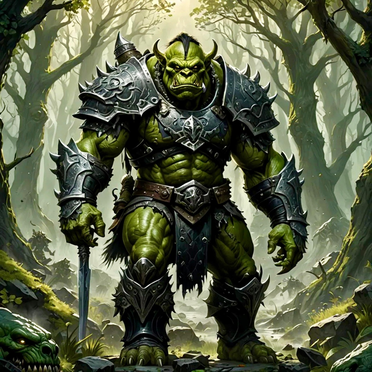 Download Ai Generated, Massive, Orc. Royalty-Free Stock Illustration ...
