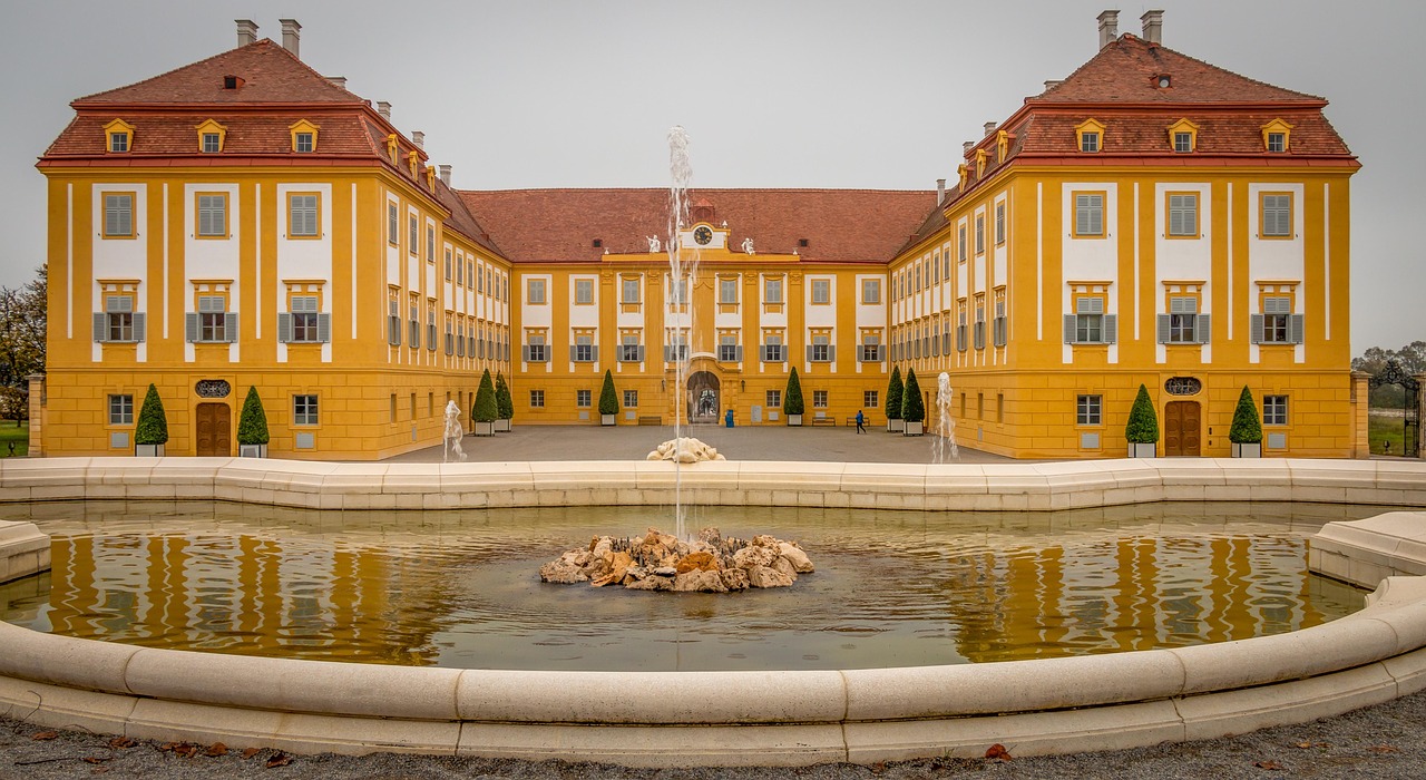 Download Schloss Hof, Architecture, The Building. Royalty-Free Stock ...