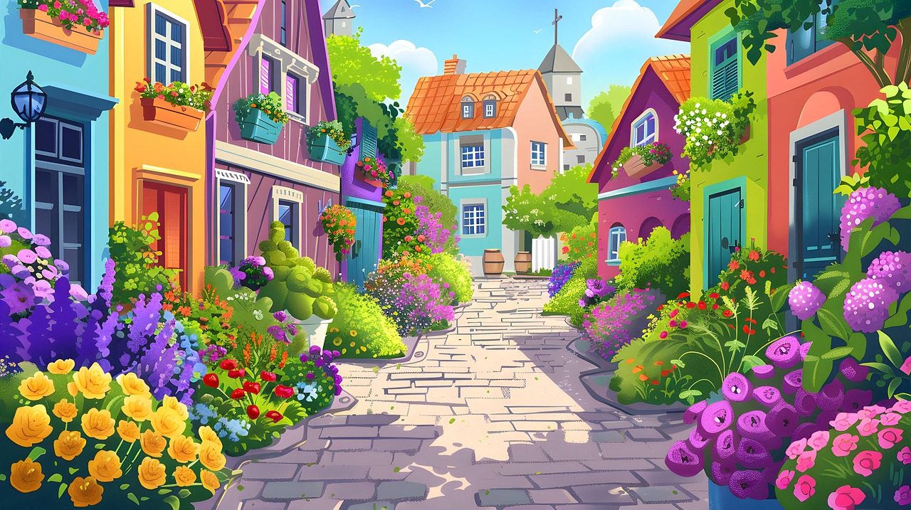 Paesaggio Villaggio Primavera - Immagini gratis su Pixabay