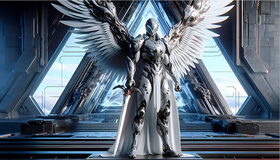Download Protector, Angel, Cosmos. Royalty-Free Stock Illustration ...