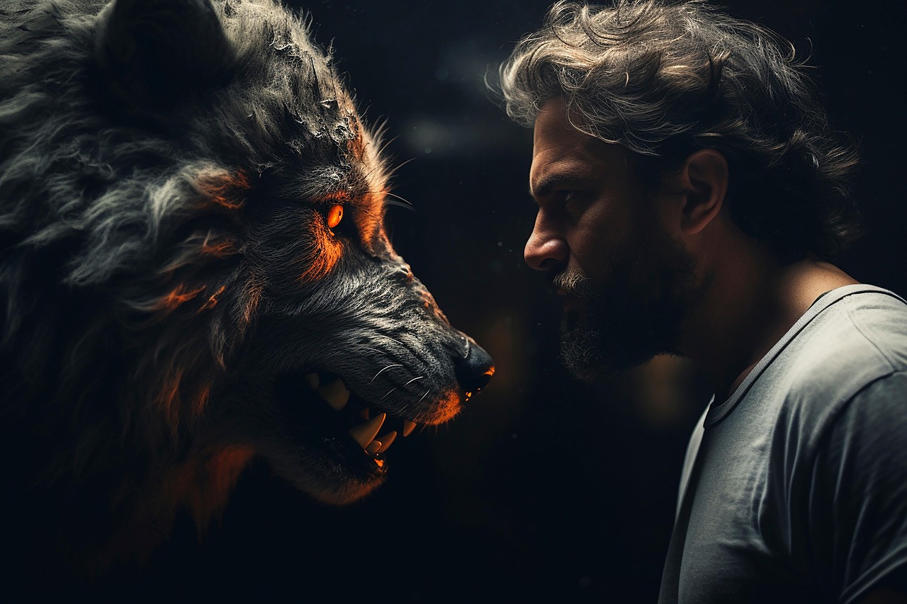 Download Man, Wolf, Werewolf. Royalty-Free Stock Illustration Image ...