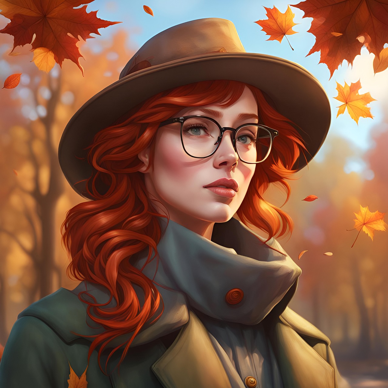 Download Autumn, Woman, Season. Royalty-Free Stock Illustration Image ...