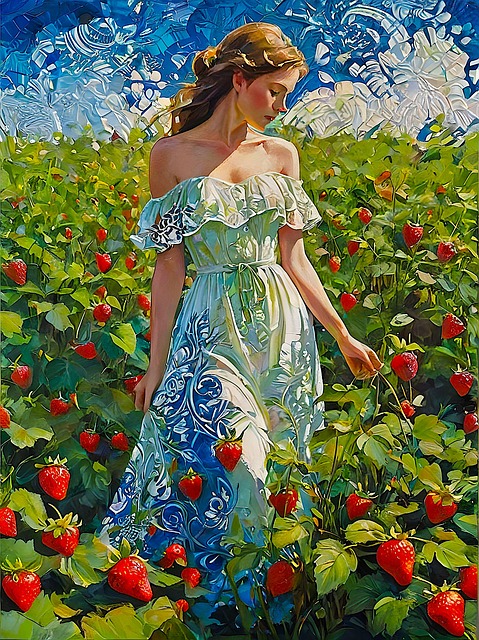 Fille Fraise Sur Le Terrain - Image gratuite sur Pixabay - Pixabay