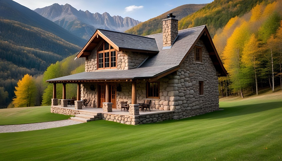 Download House, Country House, Landscape. Royalty-Free Stock ...