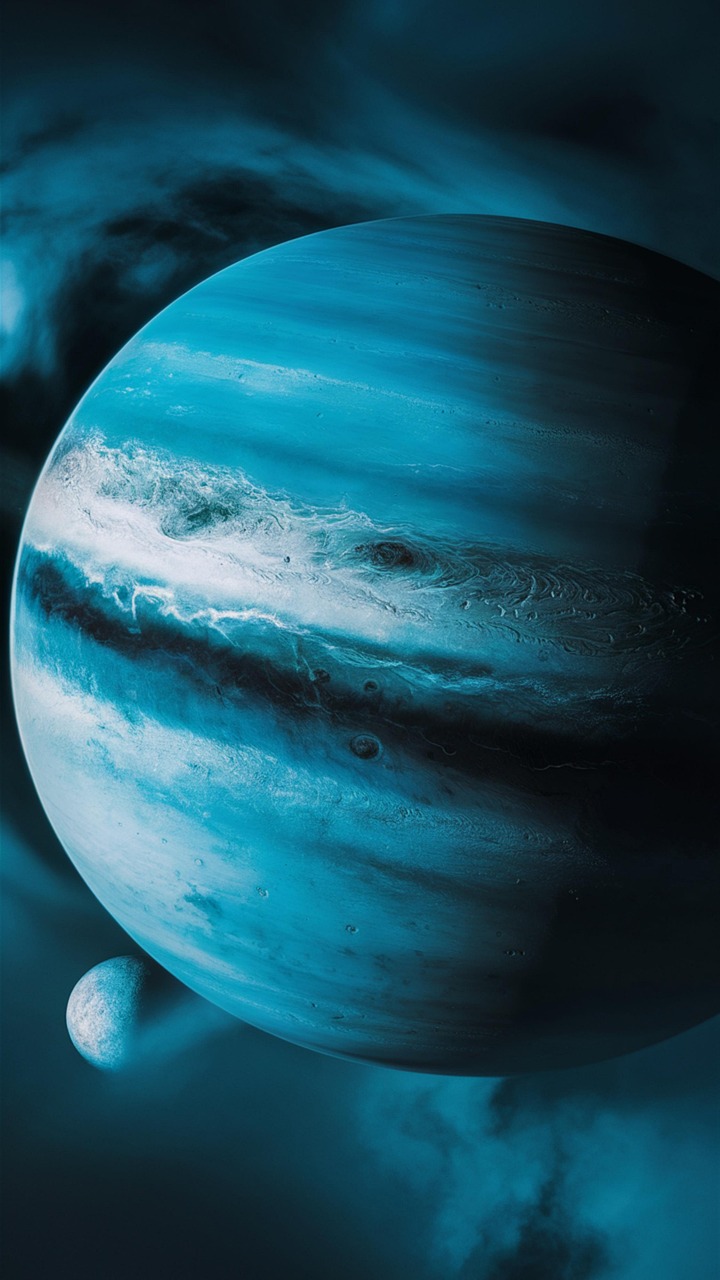 Download Moon, Neptune, Planet. Royalty-Free Stock Illustration Image ...