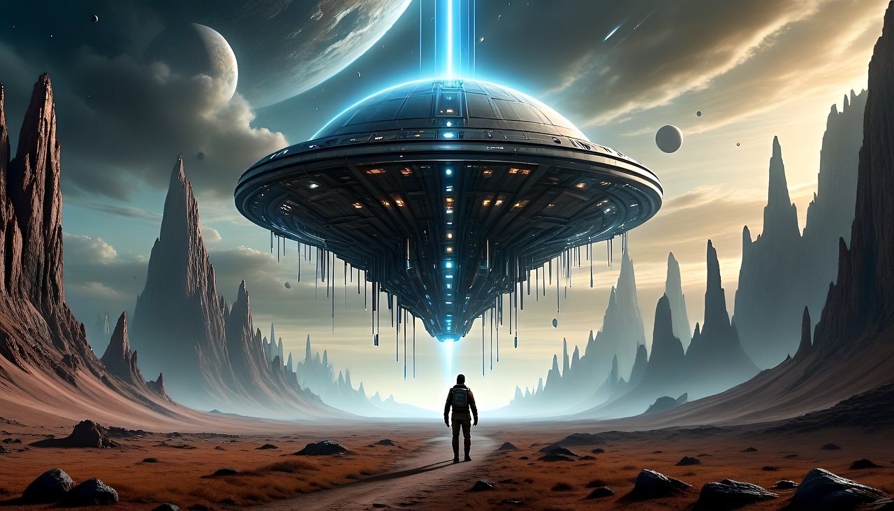 Download Science Fiction, Futuristic, Spaceship. Royalty-Free Stock ...