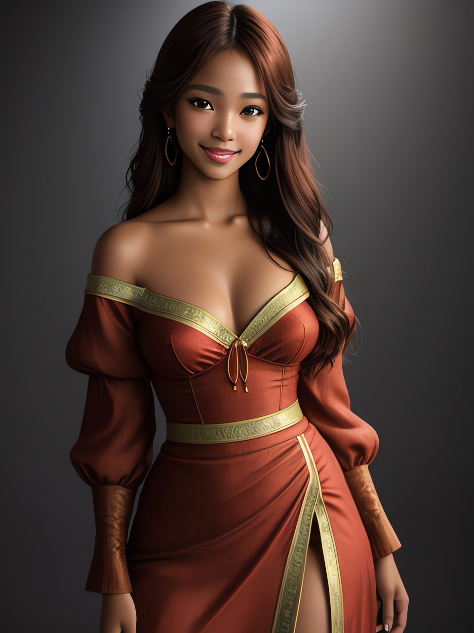 Download Ai Generated Woman Smile Royalty Free Stock Illustration