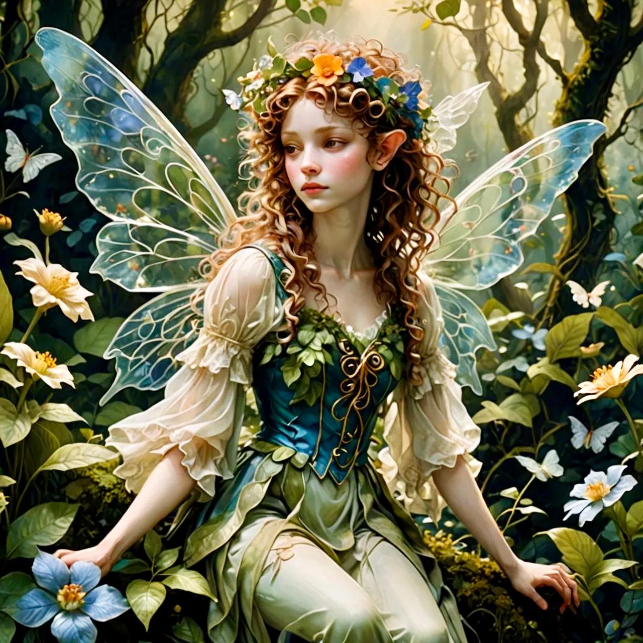 Download Ai Generated Pixie Fairy Royalty Free Stock Illustration Image Pixabay