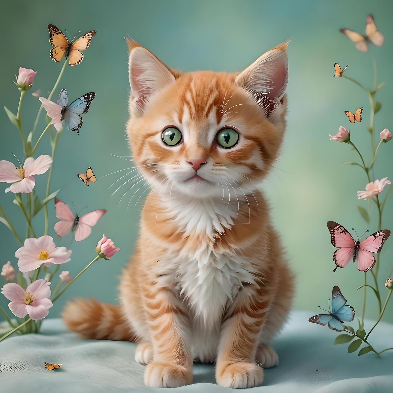 Download Ai Generated, Cat, Kitten. Royalty-Free Stock Illustration Image - Pixabay