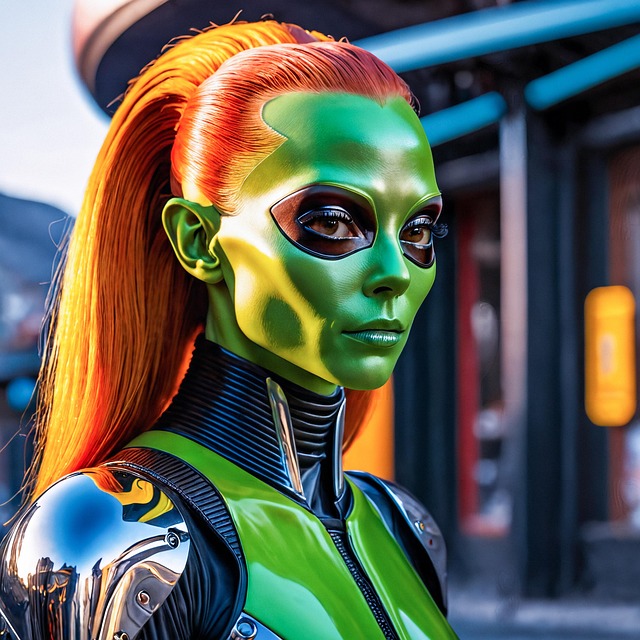 Download Ai Generated, Alien, Woman. Royalty-Free Stock Illustration ...