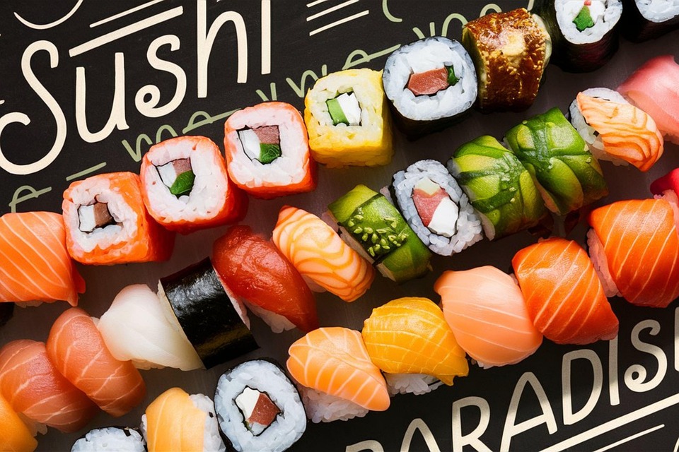 Download Sushi, Food, Fish. Royalty-Free Stock Illustration Image - Pixabay