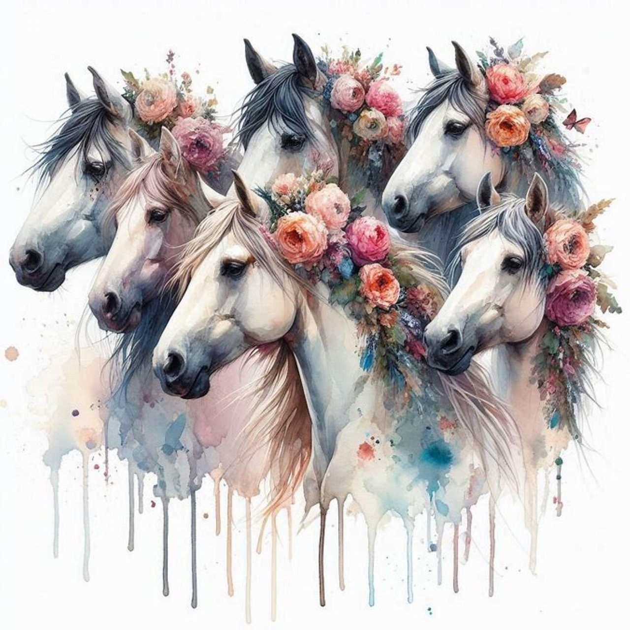 Caballos Blancos Animales - Imagen gratis en Pixabay - Pixabay