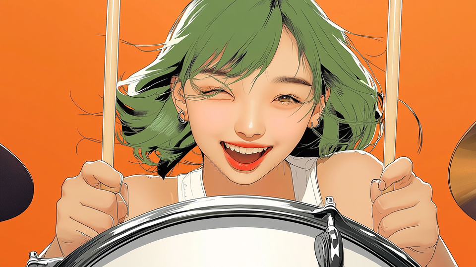 Download Ai Generated, Girl, Musician. Royalty-Free Stock Illustration ...