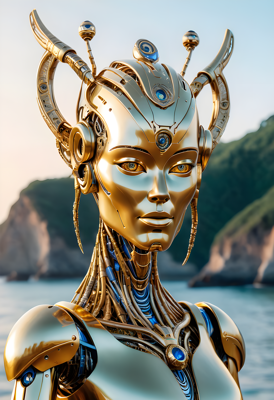 Download Ai Generated, Robot, Humanoid. Royalty-Free Stock Illustration ...