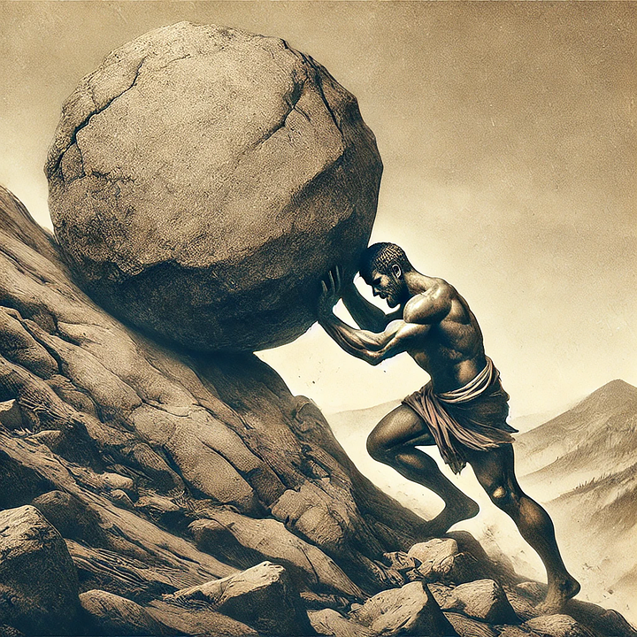 Download Ai Generated, Sisyphus, Mythology. Royalty-Free Stock ...