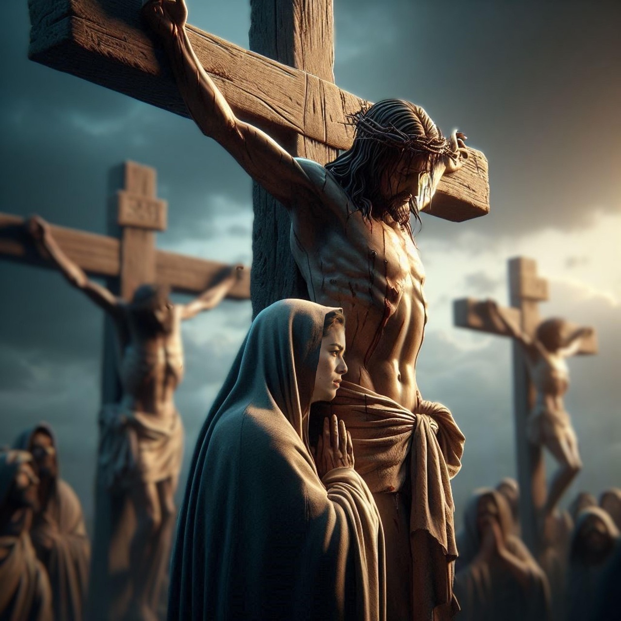 Download Ai Generated Jesus Christ Crucifixion Royalty Free Stock Download Ai Generated Jesus Christ Crucifixion Royalty Free Stock