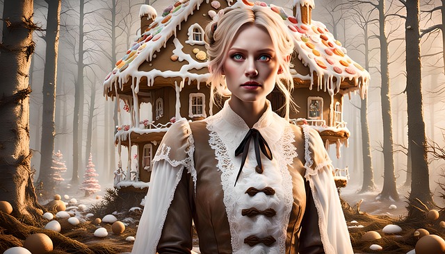 Download Gingerbread House, Witch, Fantasy. Royalty-Free Stock ...