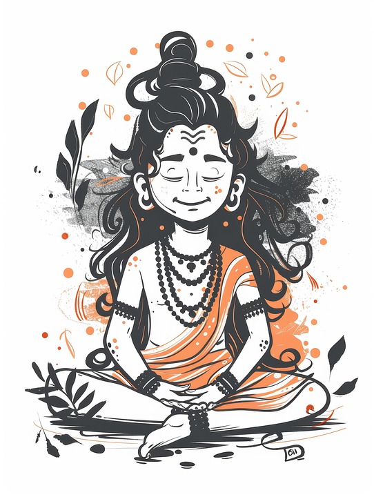 Download Young Shiva Illustration, Bala Shiva Art, Art. Royalty-Free ...