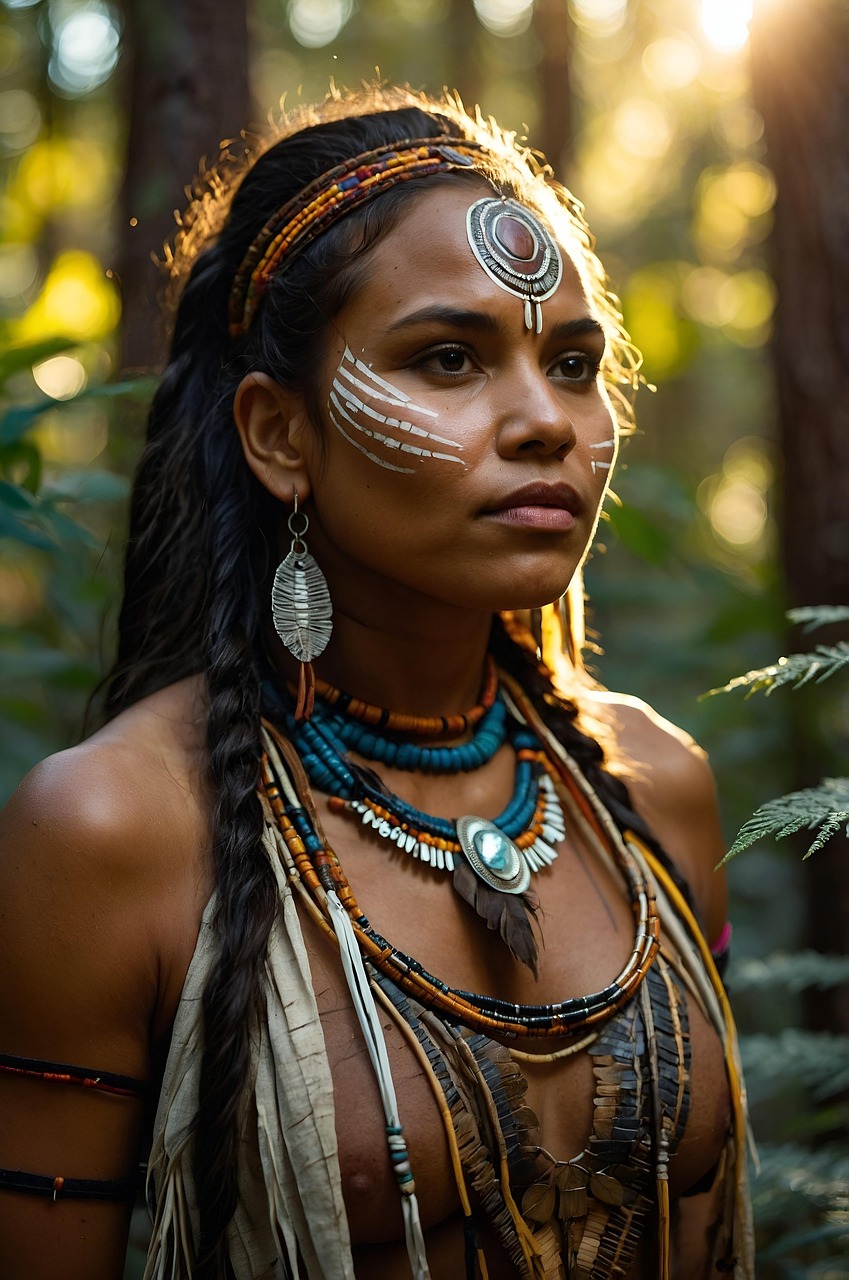 Download Woman Indigenous Culture Royalty Free Stock Illustration