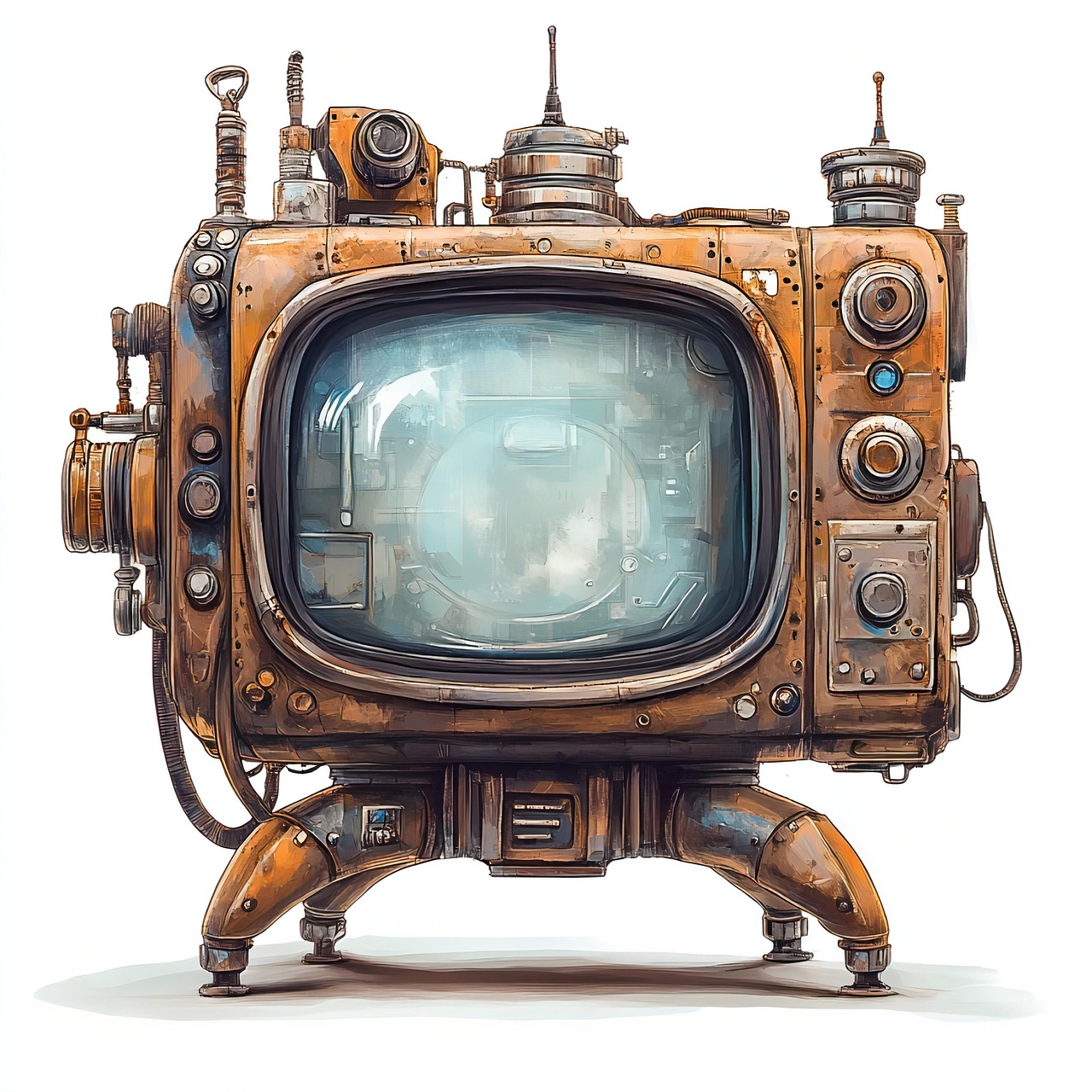 Download Ai Generated, Tv, Television. Royalty-Free Stock Illustration ...