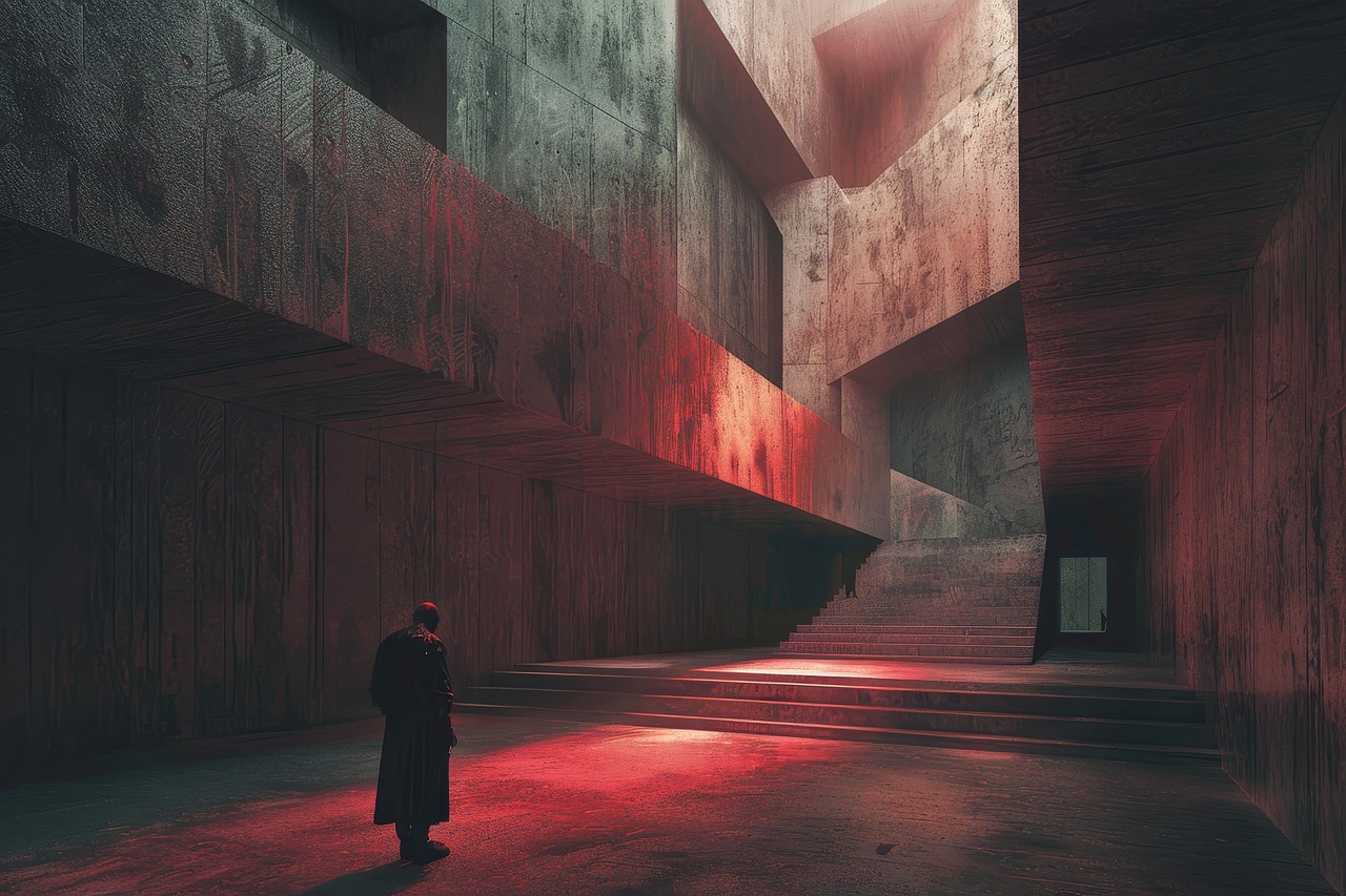 Download Brutalist, Brutalism, Indoors. Royalty-Free Stock Illustration ...